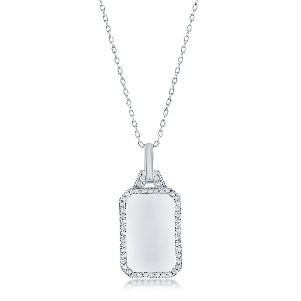 Dog Tag Necklace – Saxons Diamond Centers